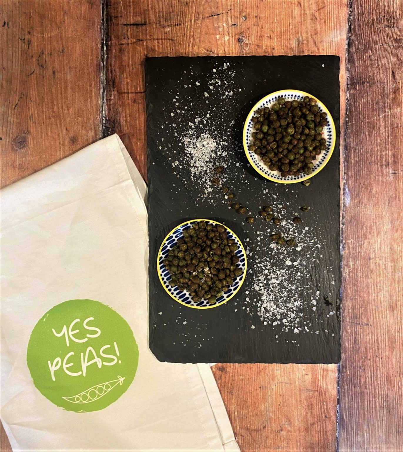 Indian Spiced Roasted Peas - Yes Peas!